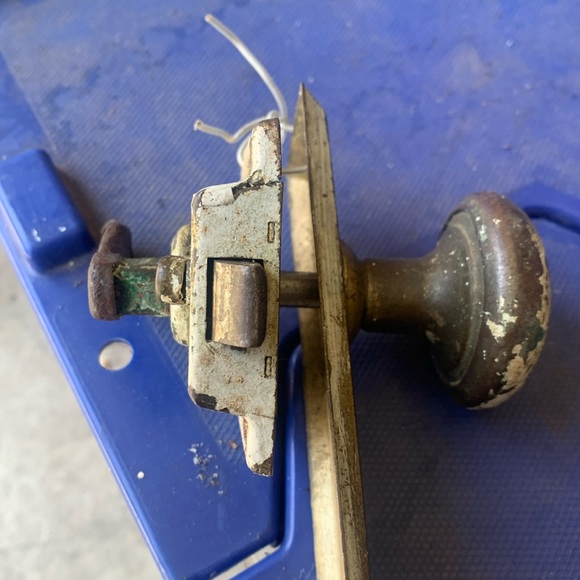 Other | Vintage Screen Door Lock Brass Retro Old Door Lockrestoration ...
